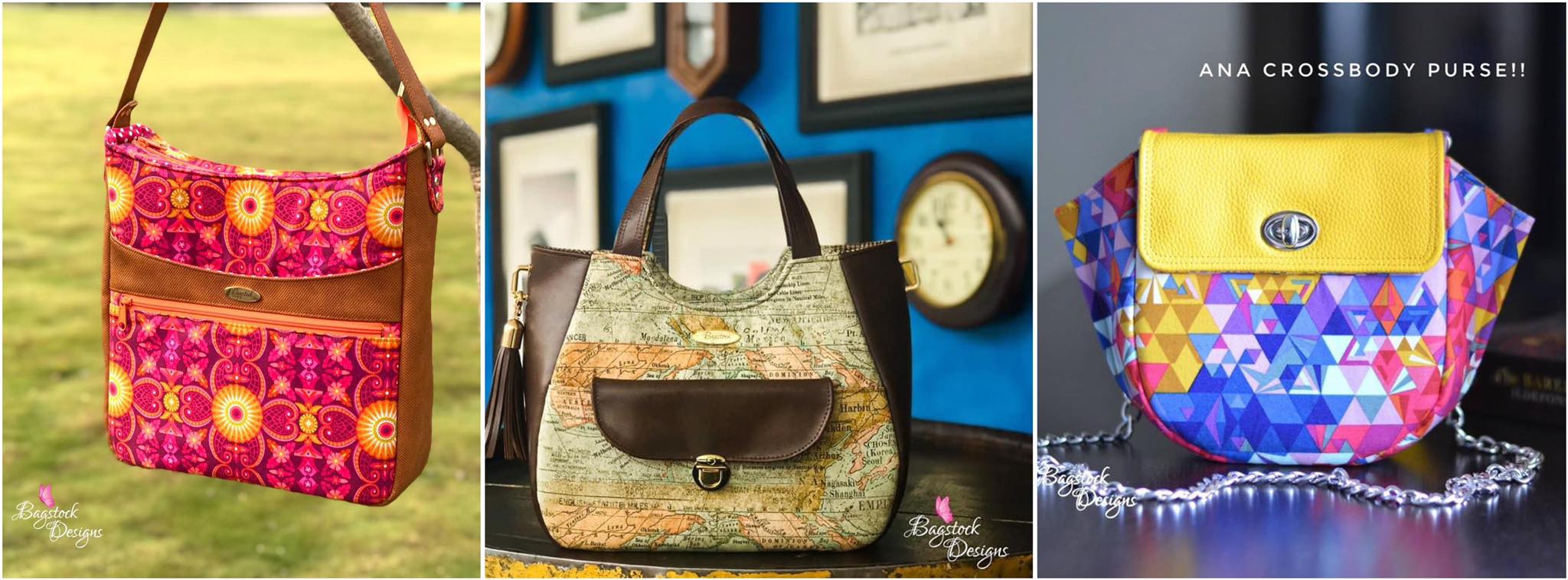 Bag sewing patterns by Bagstock Designs