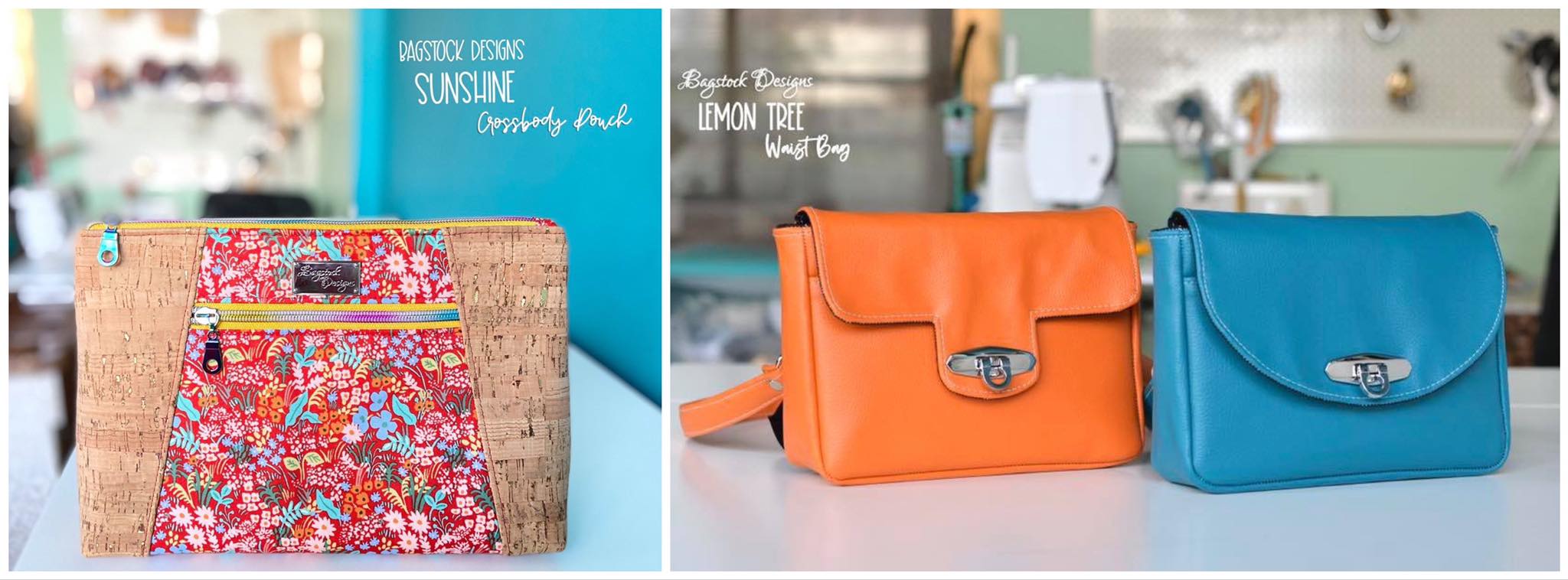 Bag sewing patterns by Bagstock Designs